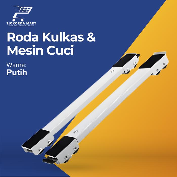 Jual RODA KAKI KULKAS DAN MESIN CUCI 300 KILO - Premium - Putih ...