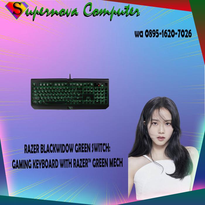 Jual RAZER BLACKWIDOW GREEN SWITCH:GAMING KEYBOARD WITH RAZER™ GREEN ...