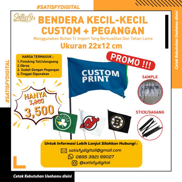 Jual Cetak Bendera Kecil-kecil Digital Printing - Jakarta Selatan ...