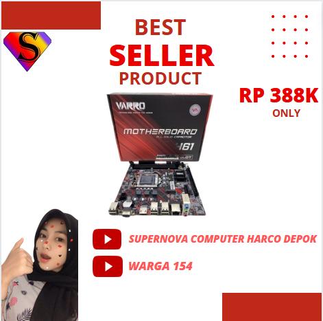 Jual motherboard varro h61 - Jakarta Pusat - Supernova Computer HARCO ...