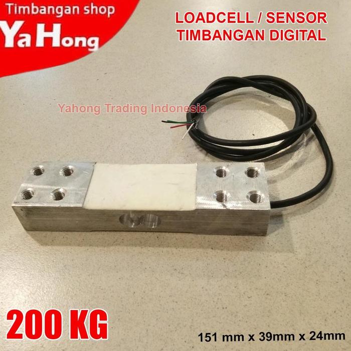 Jual Load Cell Sensor Berat Timbangan Digital Loadcell 200kg - Jakarta ...