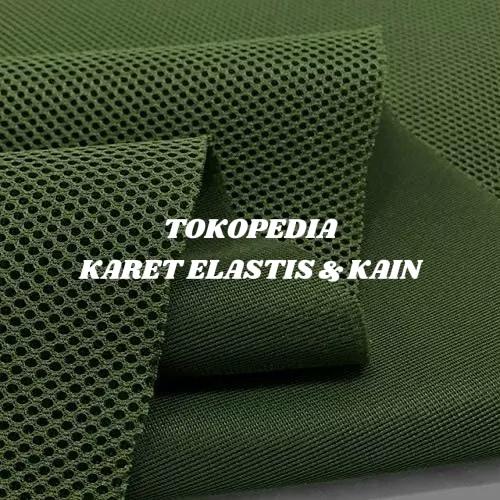 Jual jala mesh double/kain jala double mesh/jala mesh sandwich hitam ...