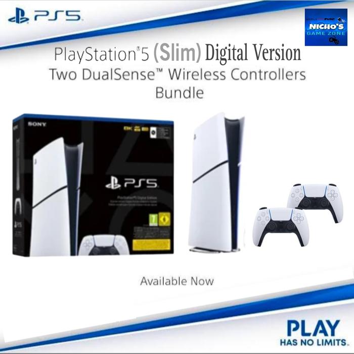 Jual Sony Playstation 5 / PS5 Slim Digital Version - 2 Stick - Jakarta ...