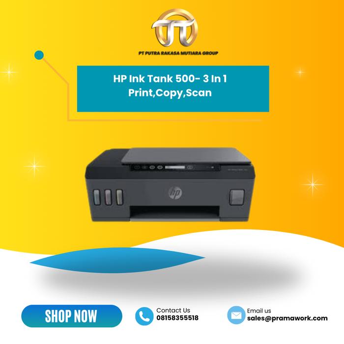 Jual HP Ink Tank 500- 3 In 1 Print,Copy,Scan - Kota Batam - PRM GROUP ...