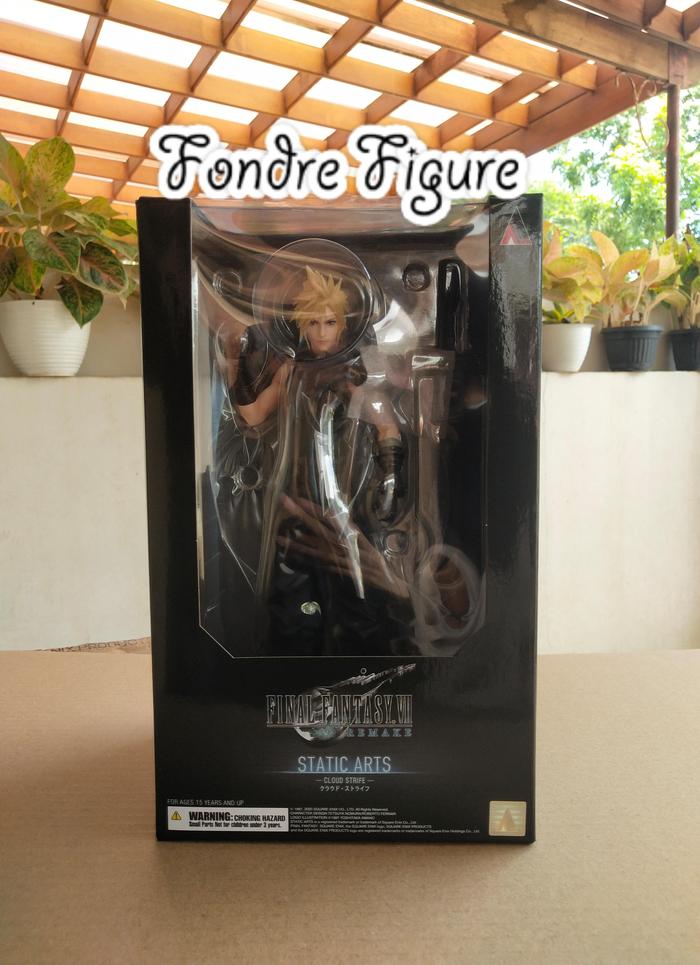 Jual ORIGINAL STATIC ARTS CLOUD STRIFE FINAL FANTASY VII 7 REMAKE FF7 ...