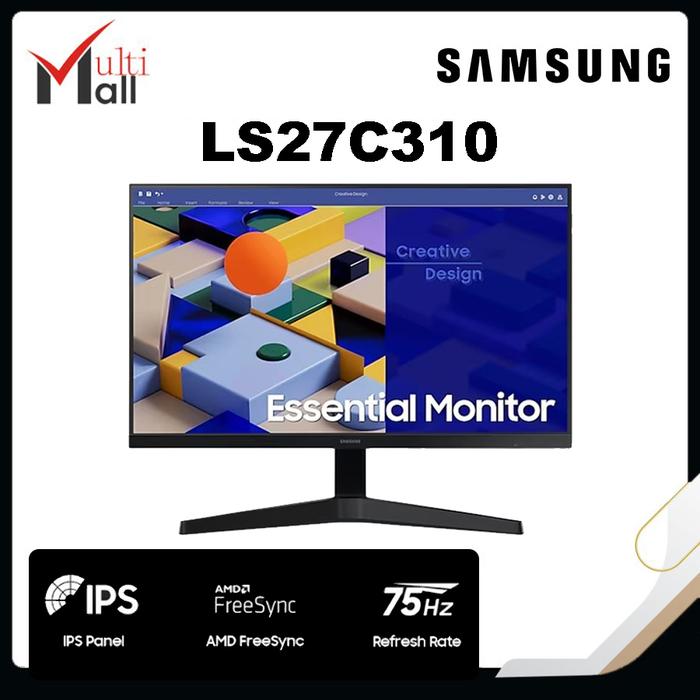 Promo MONITOR SAMSUNG LED LS27C310 27" 27 INCH IPS 75HZ S31C 1080p ...