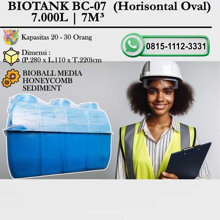Jual Septictank Biotech Biofil Kapasitas 7000 Ltr 7m3 / Biotank - BC ...