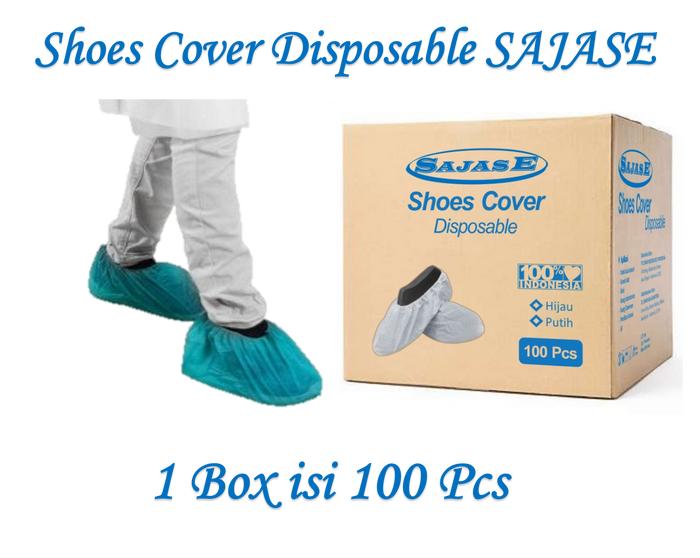 Promo Shoescover Disposable Non Woven Cover Shoes Apd Medis 1 Box 100 ...