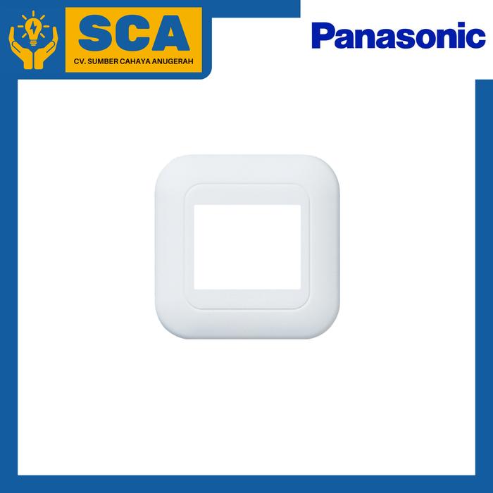 Jual Plat/Frame Panasonic 1 Gang Putih Frame Panasonic 2 Device ...