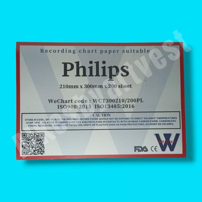 Jual Kertas EKG ECG Philips 210mm X 300mm X 200 sheets - Jakarta Barat ...