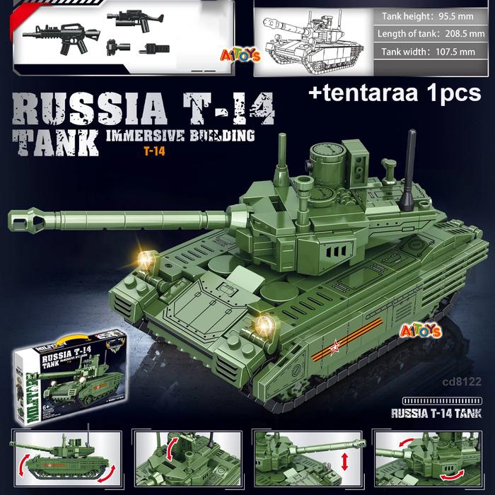 Jual Mainan tank mainan tank T-14 tank Sherman tank Tiger tank Leopard ...