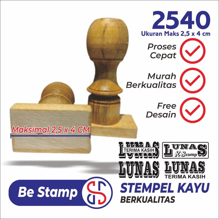 Promo STEMPEL RUNAFLEK / KAYU / NYLO KOMPUTER - 2540 - Kab. Bandung ...