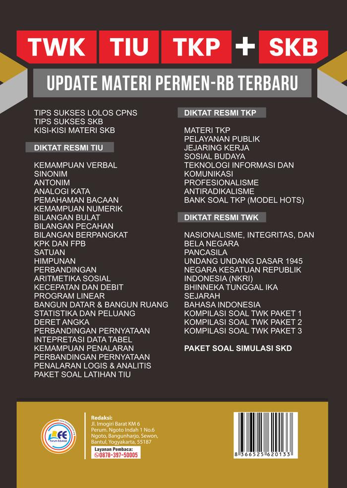 Jual Buku Kitab Hitam Lolos Cpns 2024-2025 Update Materi Permen Rb Di ...