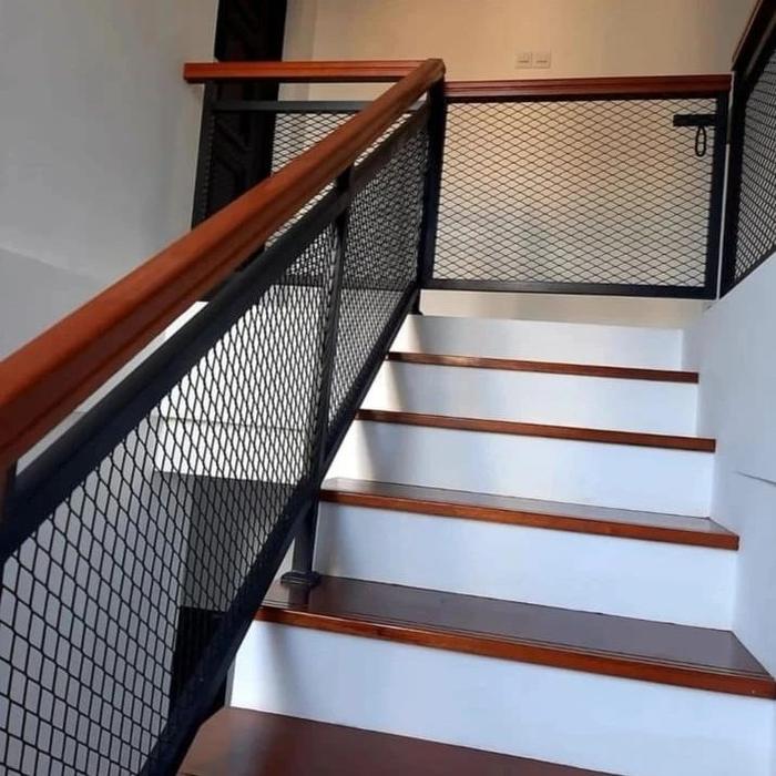 Jual ralling tangga wiremesh combinasi kayu - Kota Tangerang Selatan ...