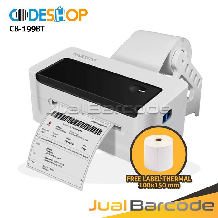 Jual Printer Label Codeshop CB-199BT Cetak Barcode Thermal USB ...