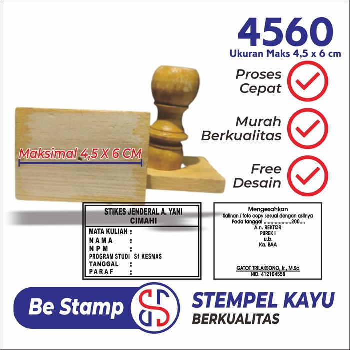 Promo STEMPEL RUNAFLEK / KAYU / NYLO KOMPUTER - 4560 - Kab. Bandung ...