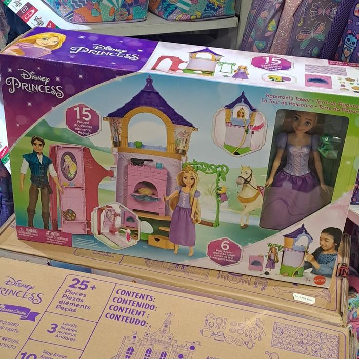 Jual Disney Princess Rapunzel Tower playset Original Mattel Rumah ...