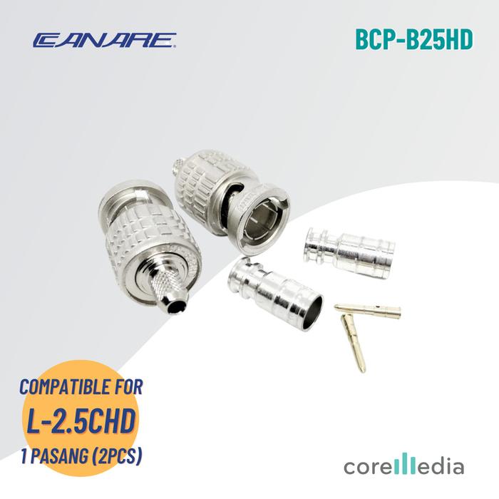 Jual Canare BCP-B25HD 75 Ohm BNC Crimp Plug for L-2.5CHD Cable - Kota Surabaya - Core Media ...
