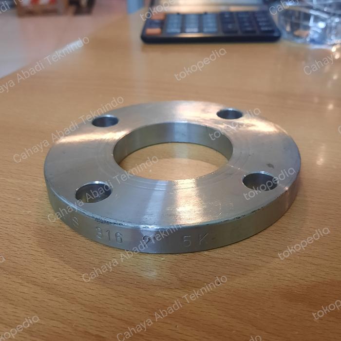 Jual Flange stainless SS 316 Jis 5k 2 1/2"inch / Flange SS316 Jis 5k ...