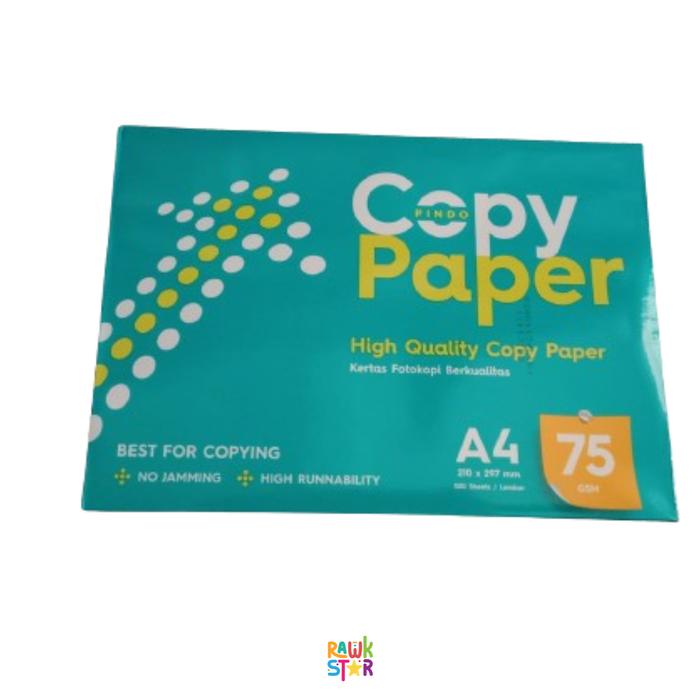 Jual Kertas HVS A4 75 gr Copy Paper / HVS A4 CPB / 1 RIM 500 Lembar ...