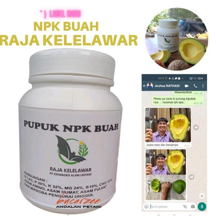 Jual Pupuk NPK Buah Raja Kelelawar - Jakarta Barat - SumberBerkah Tani ...