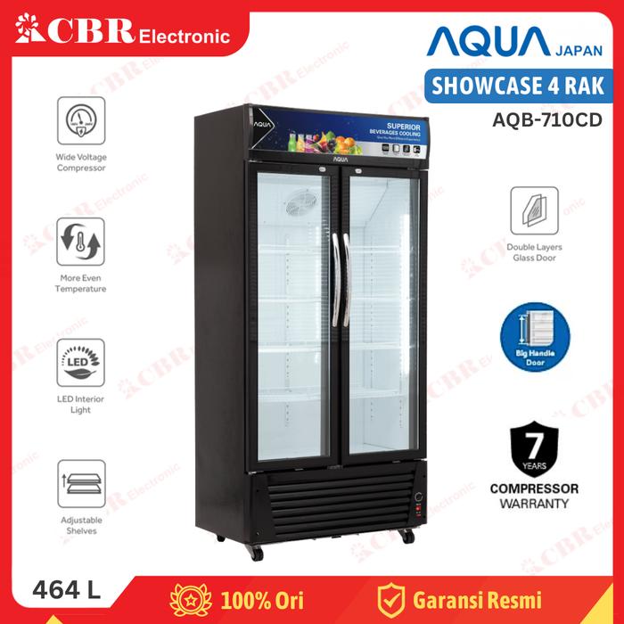 Jual Showcase Display Cooler AQUA 4 Rak AQB-710CD - Kota Batam - CBR ...