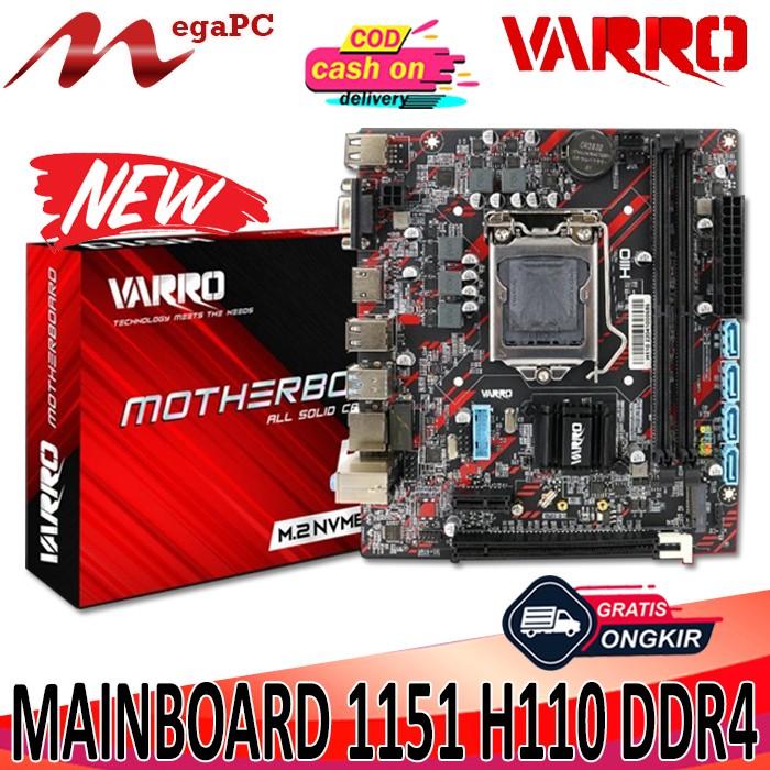 Jual PAKET 1151 MAINBOARD H110 DDR4 + CORE I3 6100 + FAN + RAM - Varro ...