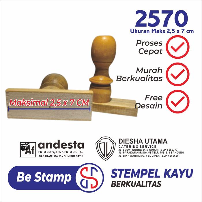 Promo STEMPEL RUNAFLEK / KAYU / NYLO KOMPUTER - 2570 - Kab. Bandung ...