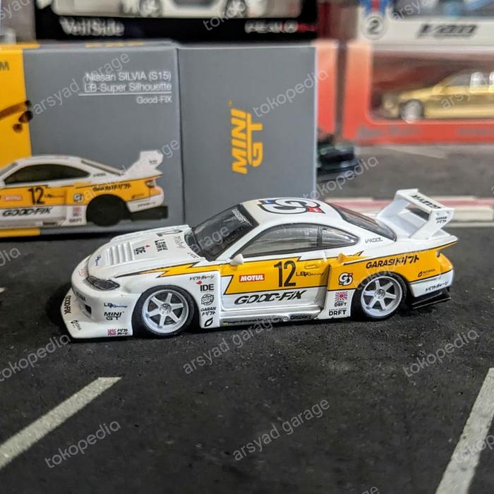 Jual Diecast Mini GT Nissan Silvia S15 Silhouette Good Fix GD no 596 ...