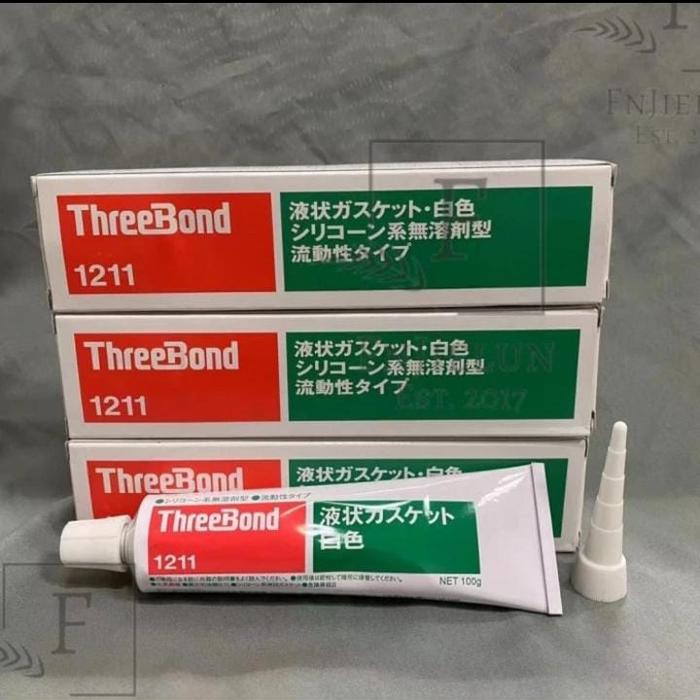 Jual ThreeBond 1211 Lem Three Bond 100 Gram Liquid Gasket White ...