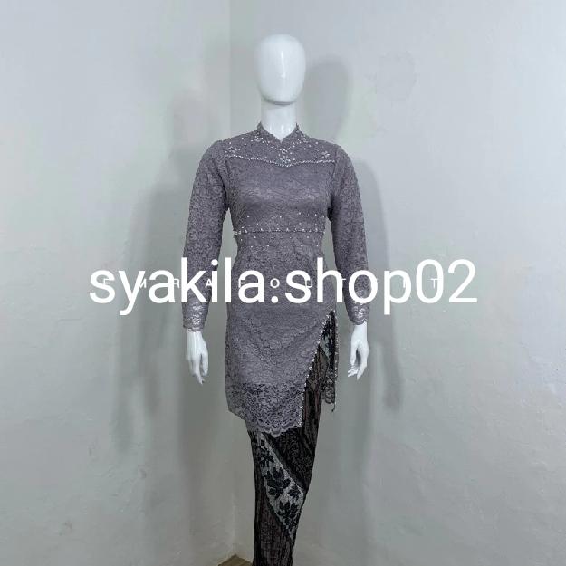 Jual atasan kebaya Hanna/kebaya brokat/kebaya modern/kebaya wisuda ...