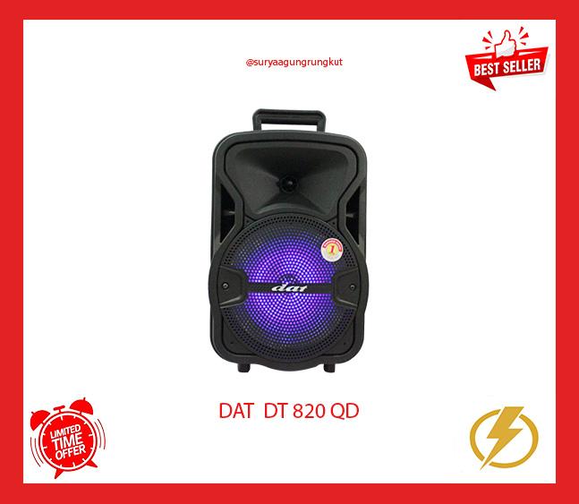 Jual SPEAKER ACTIVE PORTABLE DAT 20 WATT BLUETOOTH USB DT - 820 QD ...