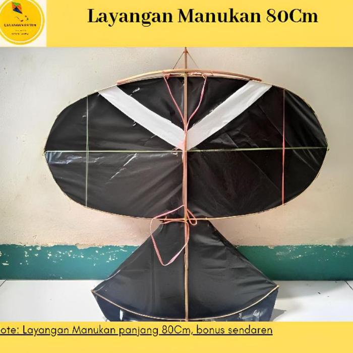 Jual LAYANGAN/WAU TRADISIONAL GAPANGAN MANUKAN BONUS SENDAREN (80CM ...
