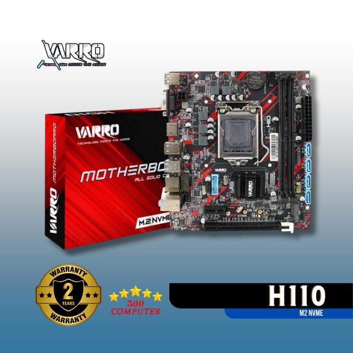 Promo Motherboard VARRO H110 M2 Nvme Mainboard Intel LGA 1151 DDR4 h110 ...