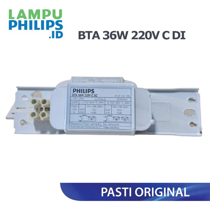 Jual Philips Ballast BTA 36w 220v C DI original 100% - Jakarta Timur - lampuphilipsid | Tokopedia