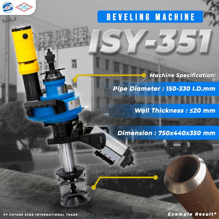 Promo Mesin Bevel Pipa 6" - 13" Pipe Beveling Machine ISY-351 Cicil 0% ...