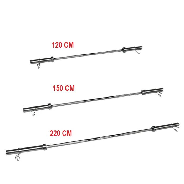 Jual Olympic Bar Long Bar Barbell Stick 220 M - 120 CM - Jakarta ...