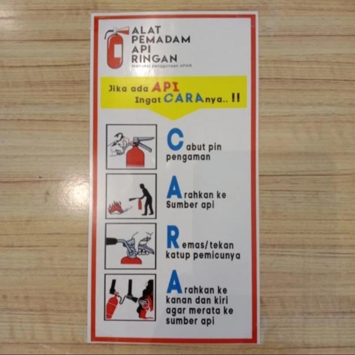 Jual STICKER SIGN CARA PENGGUNAAN APAR K3 RAMBU SAFETY - Kota Medan ...