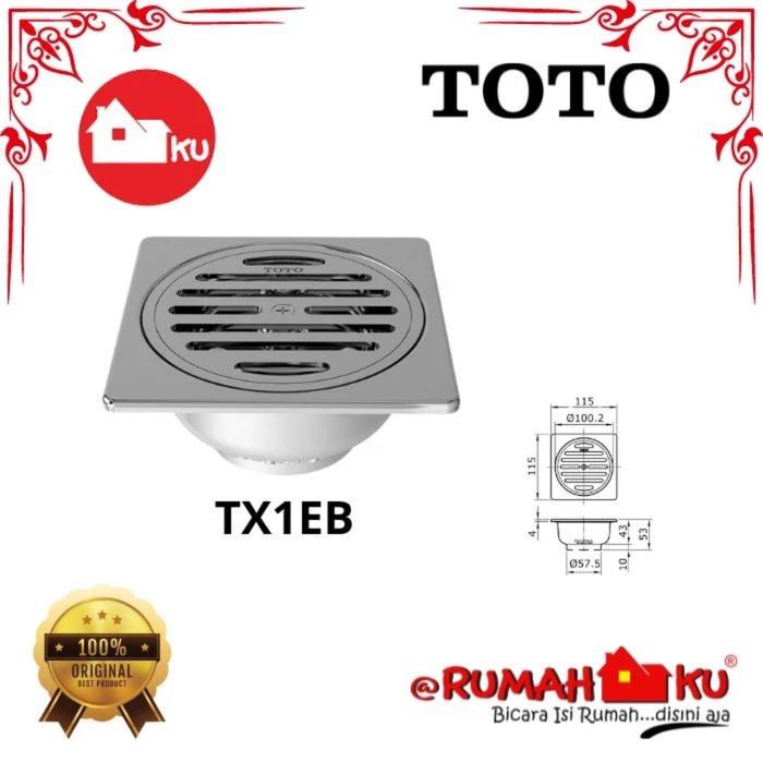 Jual FLOOR DRAIN Saringan got wc TOTO tx1db Stainless Termurah SeBandung - Kota Bandung ...