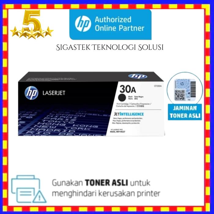 Jual Toner 30A(CF230A)Black Original Tipe printer,Pro M203,MFP, M227 Series - Jakarta Selatan ...