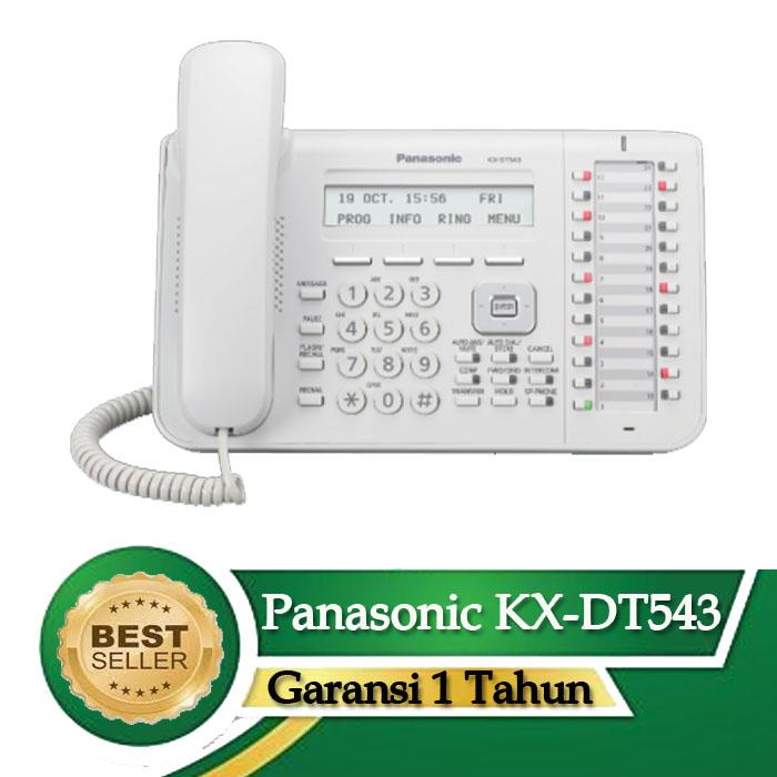 Jual Telepon Digital Panasonic KX-DT543 Telepon Master/Key KX-DT 543 Putih - Jakarta Barat - atk ...