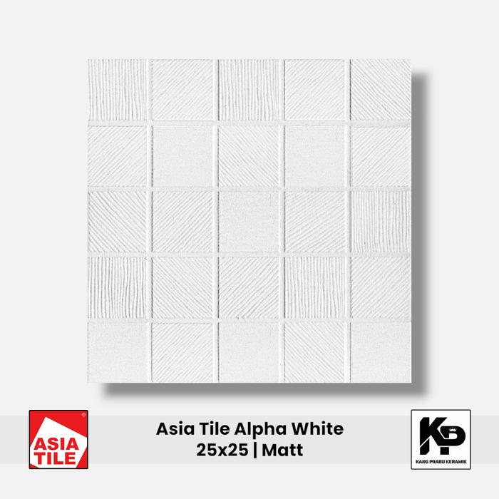 Jual Keramik ASIA TILE Alpha White 25x25 - Jakarta Pusat - Putra Prabu ...