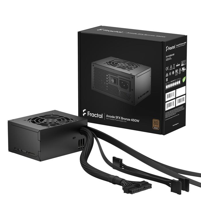 Promo FRACTAL DESIGN ANODE SFX BRONZE 450W SEMI MODULAR ACTIVE PFC PSU ...