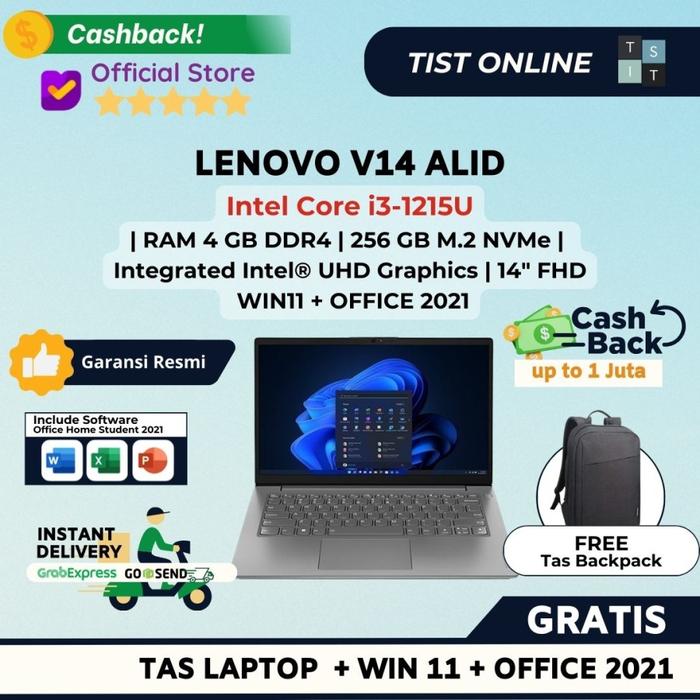 Jual Lenovo V14 G3 i3 1215U W11 OHS 2021 4GB 256GB 14"FHD V14 G3 ALID - Jakarta Selatan - Tri ...