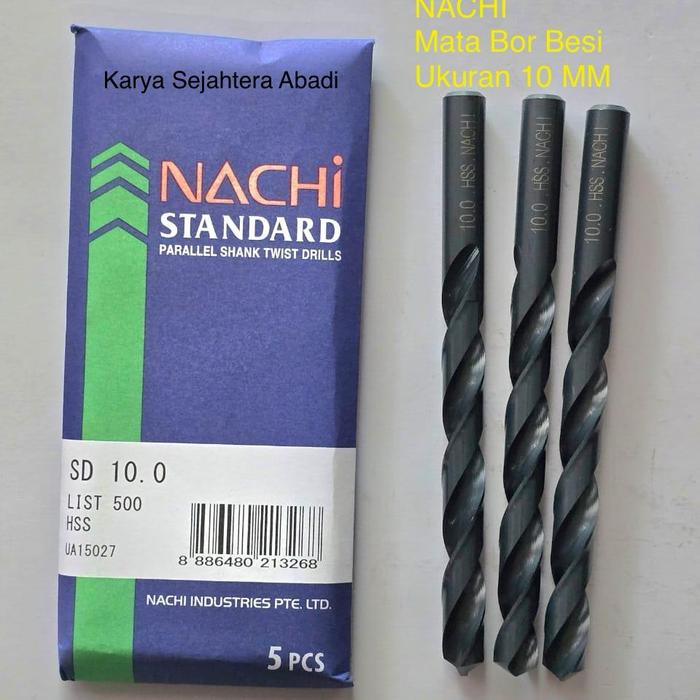 Jual Nachi 10 MM Mata Bor Besi HSS - Nachi Mata Bor Besi HSS 10 MM - Kab. Tangerang - Karya ...