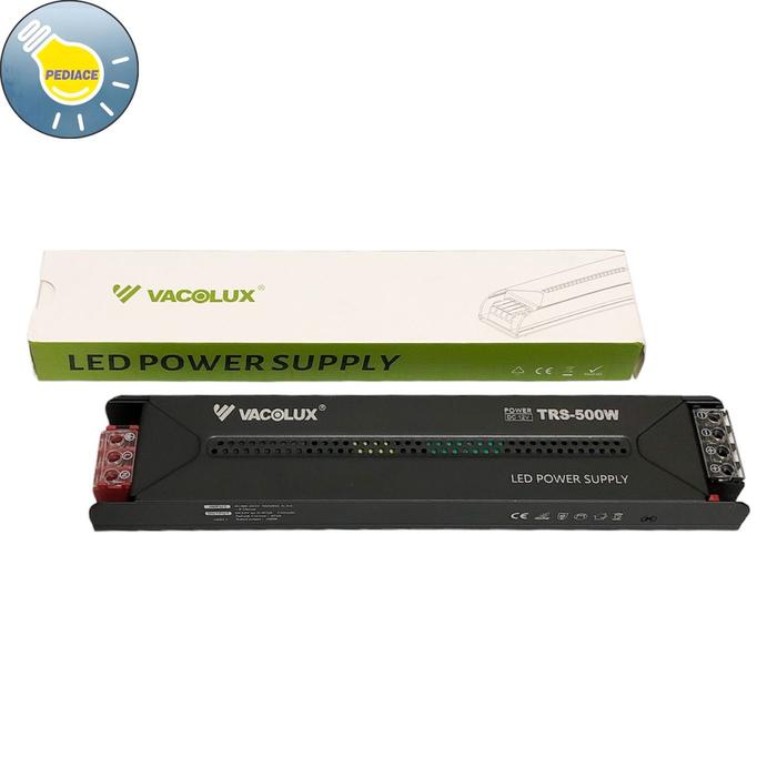 Jual LED Power Supply VACOLUX TRS-500W DC 12V 41.6A Ballast Trafo ...