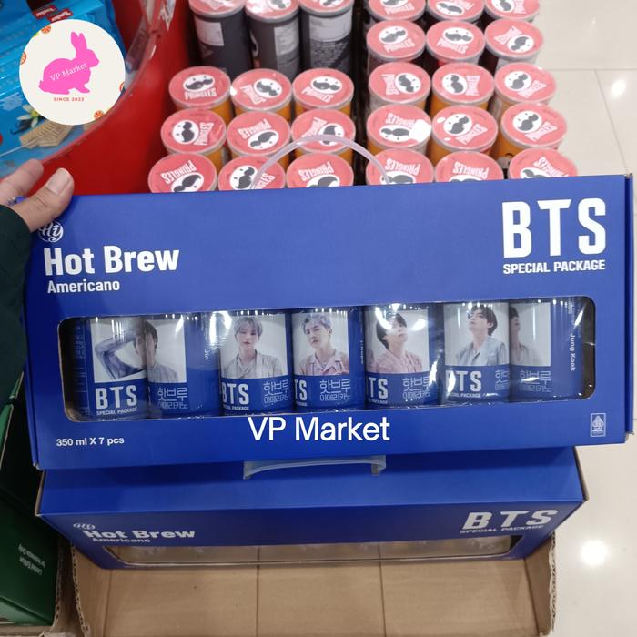 Jual BTS Coffee Americano Spesial Edition 350ml X 7 Botol/Box - Jakarta ...