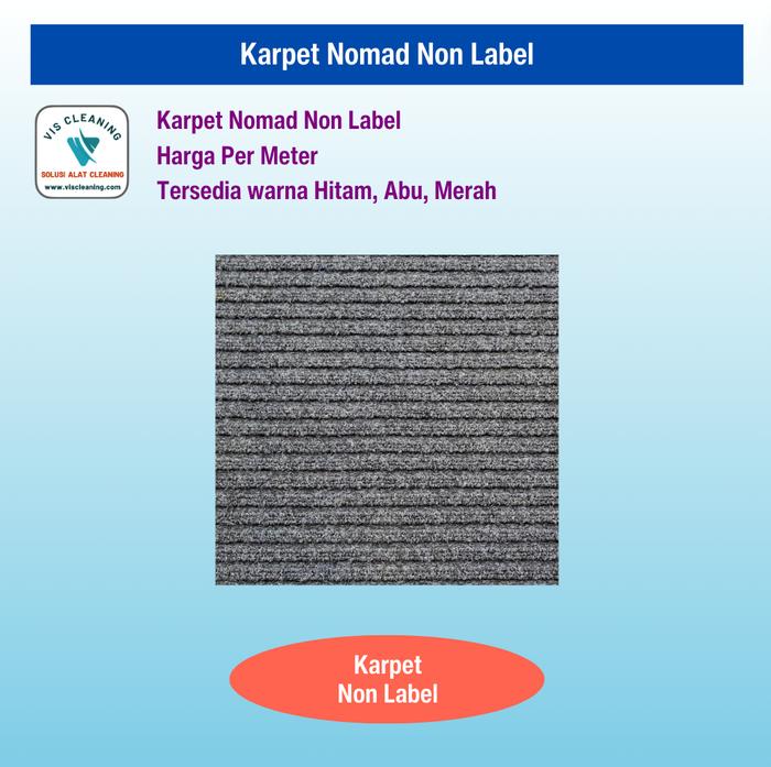 Jual Karpet Nomad Non Label (Tanpa Label) Per Meter - Hitam - Jakarta ...