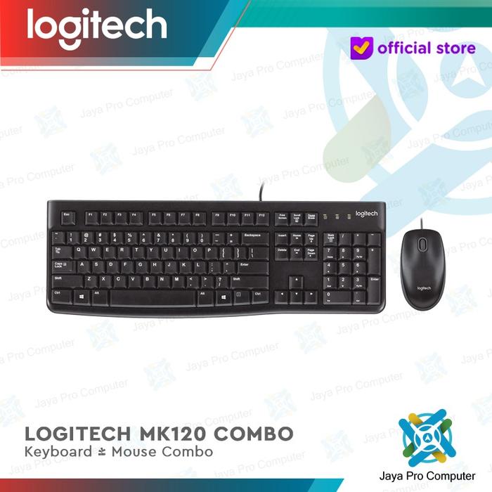 Jual Logitech Desktop Combo MK120 Keyboard + Mouse - Jakarta Pusat ...