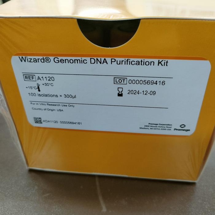 Jual Wizard Genomic Dna Purification Kit Promega A1120 Kab Bogor
